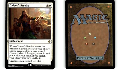 MTG Amonkhet Gideon's Resolve AKH 272/269 R | eBay