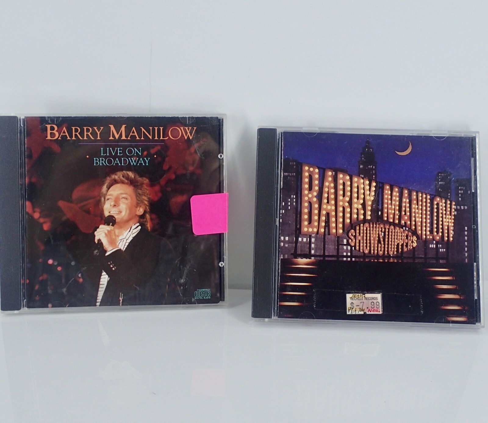 Barry Manilow ~ Live on Broadway & Showstopper Set of 2 Pop Music CD ...