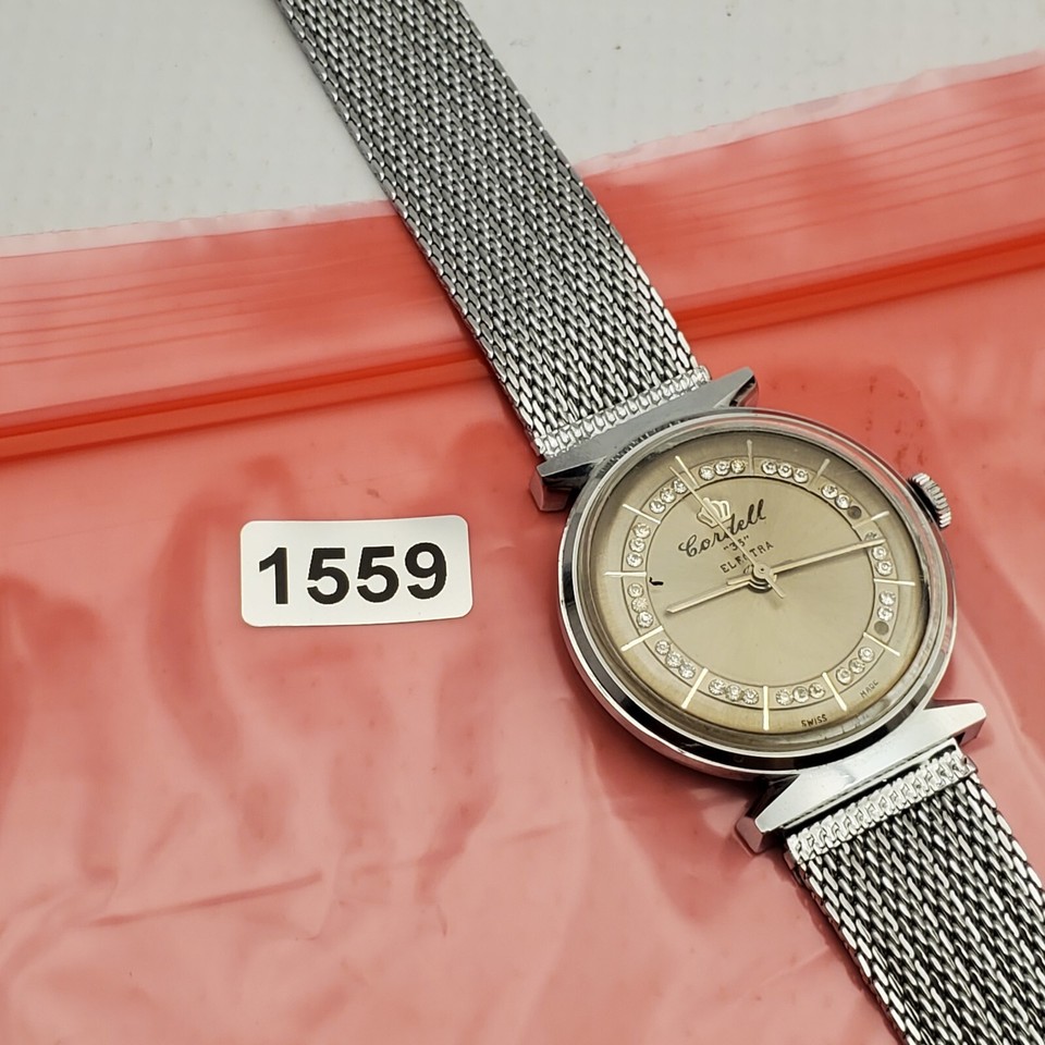 VINTAGE CORDELL 36 ELECTRA MECHANICAL HANDWIND SWISS MADE WOMEN'S WATCH ...