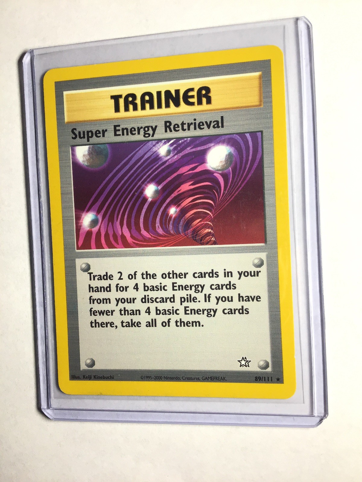 SUPER ENERGY RETRIEVAL - Neo Genesis - 89/111 - Rare - Pokemon ...