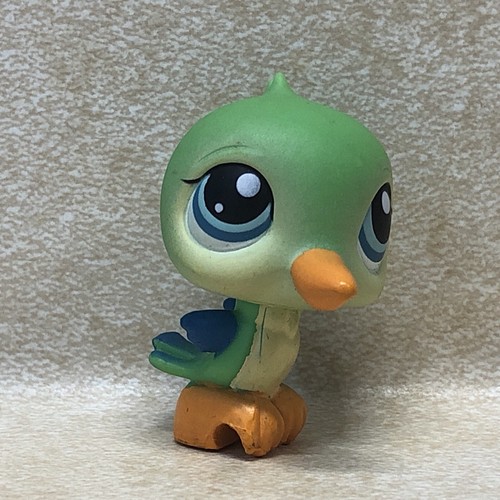 Littlest Pet Shop LPS #208 Hummingbird Green With Blue Eyes Preowned | eBay