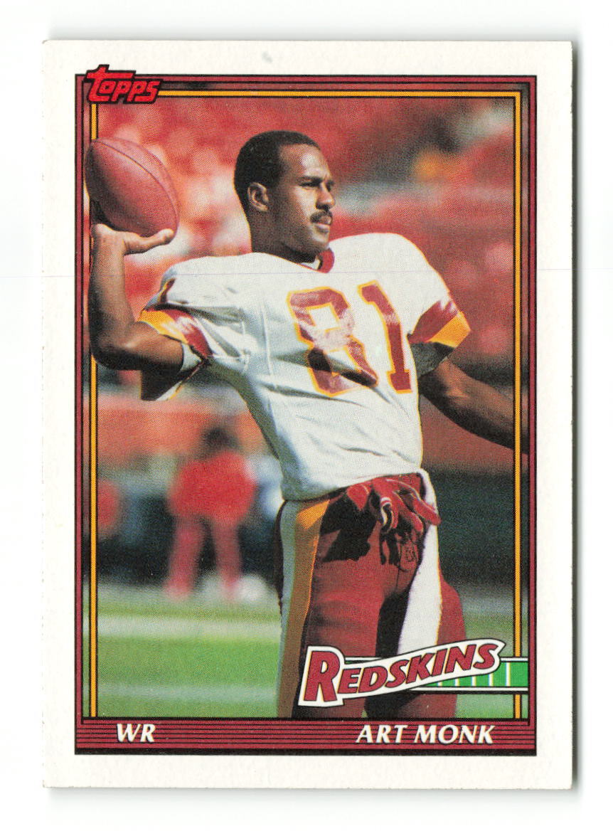 1991 Topps Art Monk #187 Washington Redskins Football Card 3 | eBay