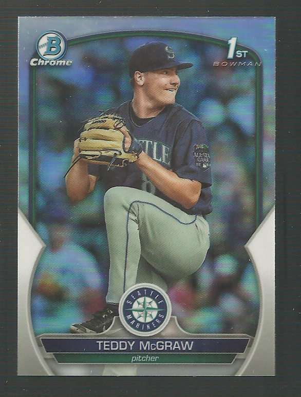 2023 Bowman Draft TEDDY MCGRAW 1st Bowman Chrome Refractor #BDC-73 ...