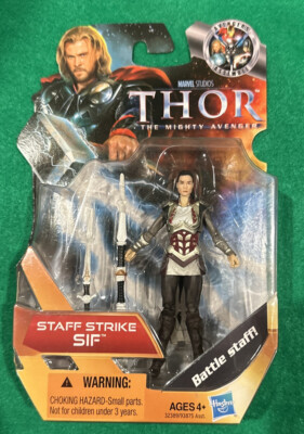 Hasbro Staff Strike Sif Figure The Mighty Thor #16 Marvel Universe | eBay