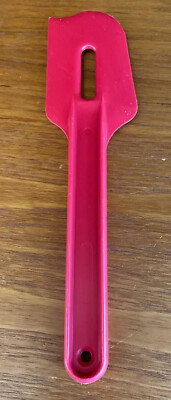 Vintage Tupperware Red Paddle Scraper Spatula #13-30 | eBay