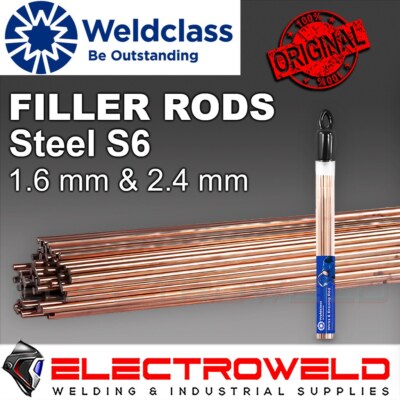 1kg x WELDCLASS 1.6mm Filler Rods ER70S-6 S6 Steel Tig Welding ...