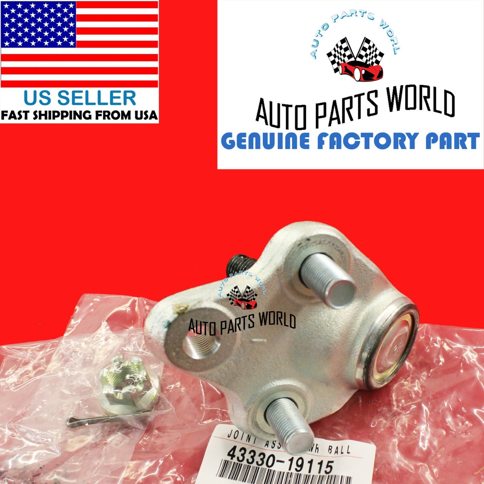 GENUINE OEM TOYOTA COROLLA CELICA PRIUS RAV4 FRONT LOWER BALL JOINT ...