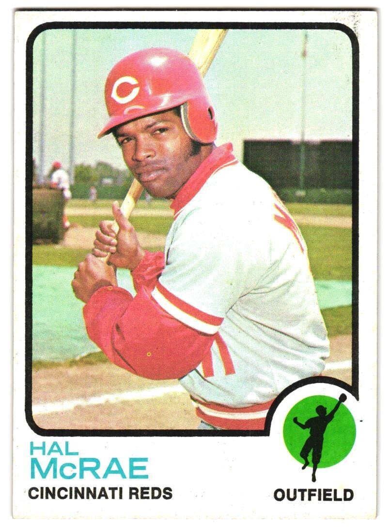 1973 Topps Baseball #28 Hal McRae Cincinnati Reds - Ex/NM | eBay