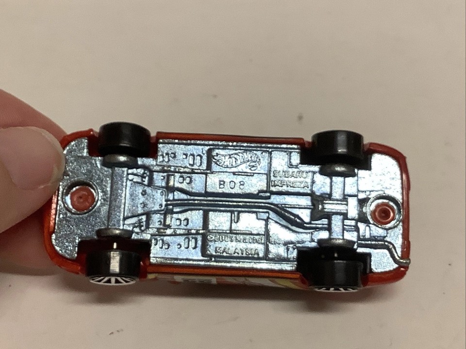 RARE 2009 Hot Wheels Scale Dune Racers Loose Red Subaru Impreza Wrx Sti ...