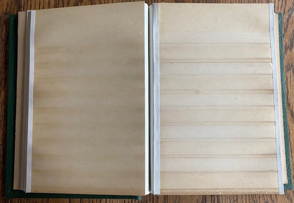 ELBE HARD COVER STAMP COLLECTORS STOCK BOOK #209 - NO STAMPS - ESTATE ...