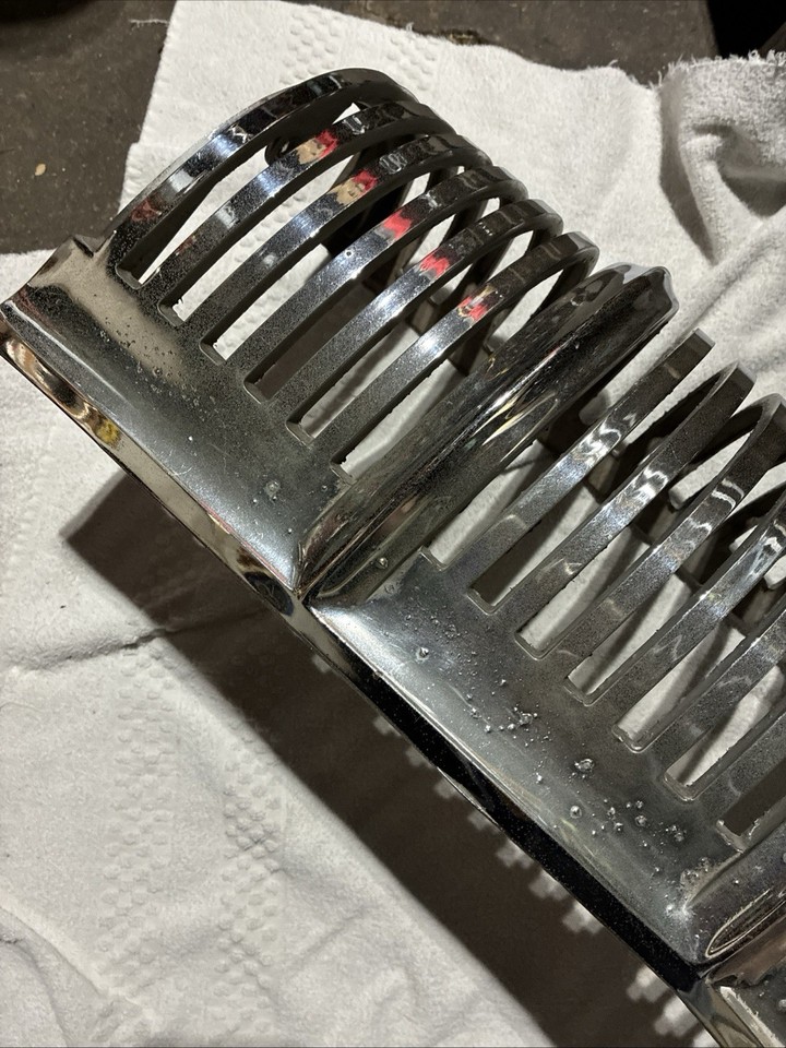 Original 1957 Pontiac Star Chief Chieftain Front Center Grille - Chrome ...