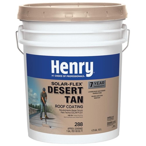 288 Solar-Flex Desert Tan Acrylic Elastomeric Reflective Roof Coating 4 ...