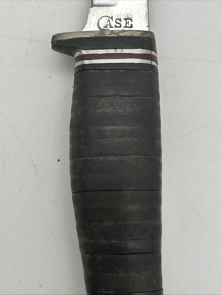 MTB-Vintage 1920-1940 CASE Fixed Blade Knife Stacked Leather Handle | eBay