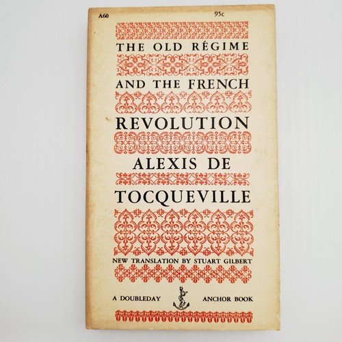 Old Regime & The French Revolution Vintage Book Alexis De Tocqueville ...
