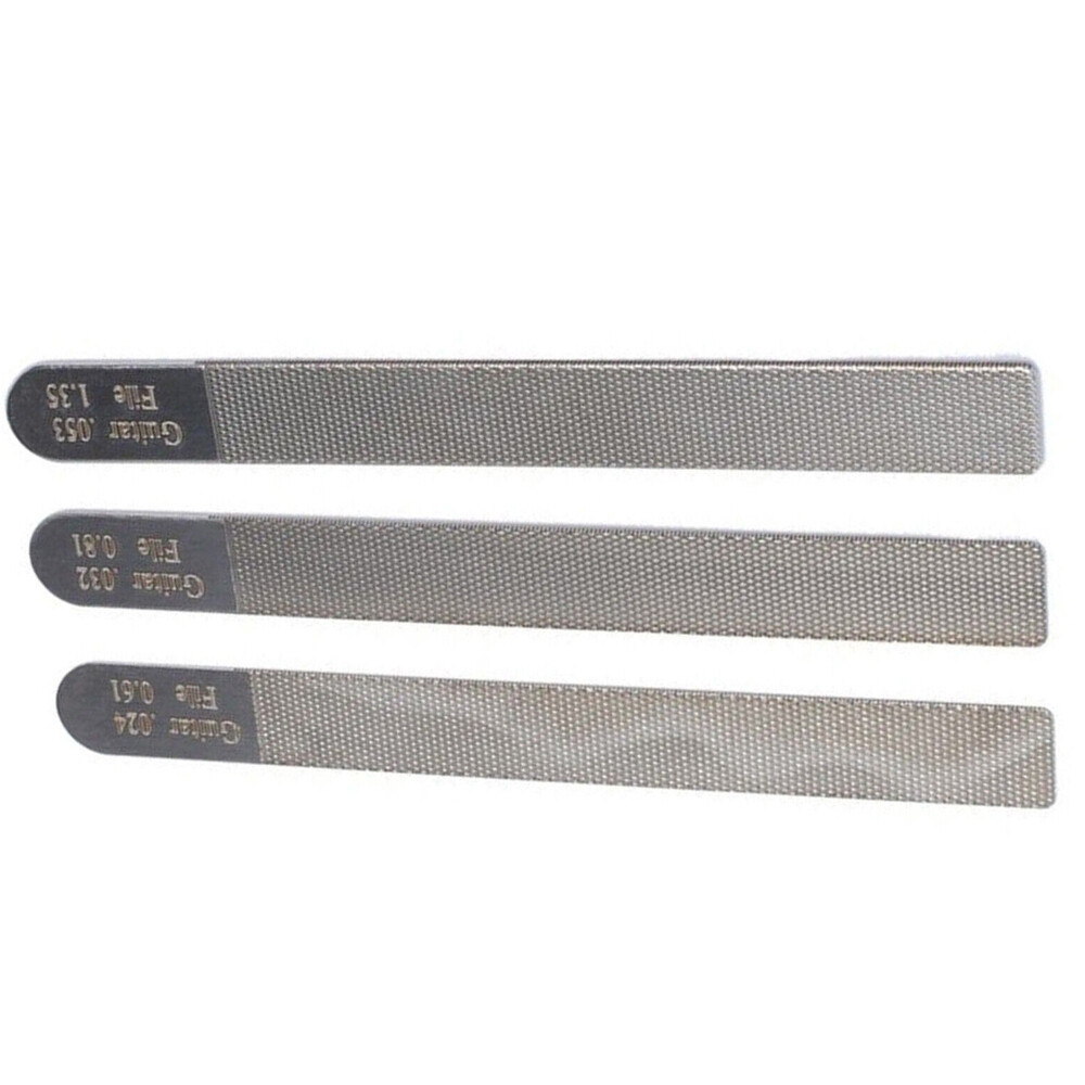 3pcs Guitar Nut Files Fret Crowning Slot Filing Luthier Repairing Tool ...