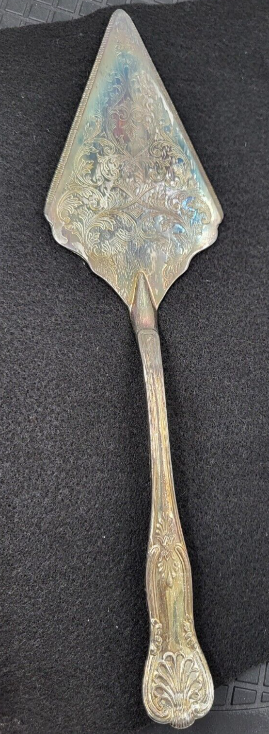 The SHEFFIELD SILVER COMPANY Cake Pie Server Silver Plate Ornate Made ...