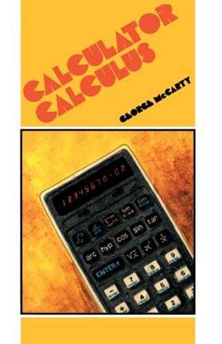 Calculator Calculus by G McCarty: New 9780419129103| eBay