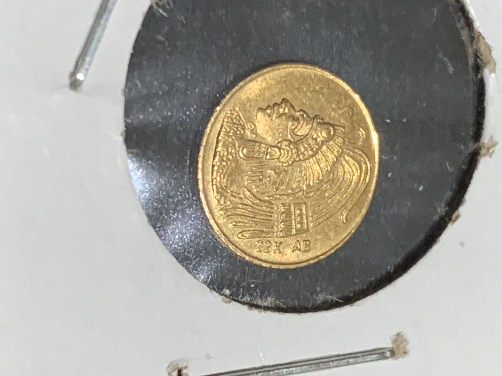 22k GOLD AB Mexico Aztec Coin. Very Rare. Great Condition. Hard To Find ...