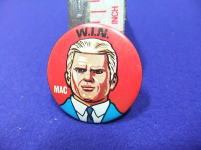 tin badge joe 90 mac win cult childrens tv 1968 kelloggs premium ...