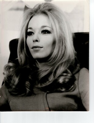 1960s original vintage press headshot photo 8x10 b&w Blonde European | eBay