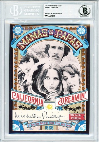 THE MAMMS & PAPAS -MICHELLE PHILLIPS- Beckett BAS Signed/Autograph/Auto ...