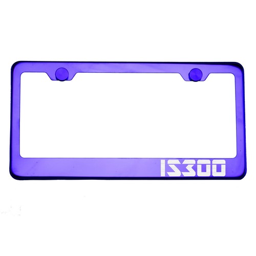 Purple Chrome License Plate Frame IS300 Laser Etched Metal Screw Cap | eBay