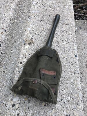 Viet nam war SHOVEL e tool with pick 1967 dated us military orig USGI ...