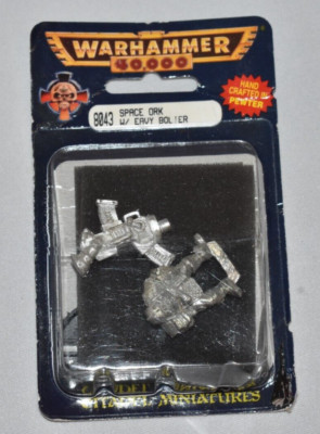 Warhammer 40K Space Ork w 'eavy bolter - Rare OOP, Citadel Heavy eavy ...