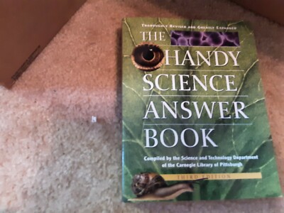 The Handy Science Answer Book by editors science and technology ...