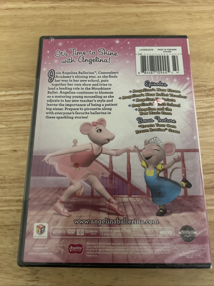 Angelina Ballerina: Ballet Dreams (Widescreen) NEW Authentic US ...