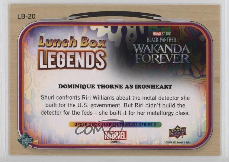 2024 Marvel Studios Series 2 Lunch Box Legends Dominique Thorne Ironheart 1by8 | eBay