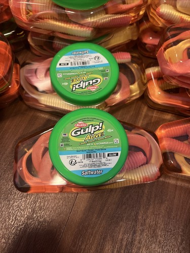 Berkley Gulp Grub 6” - Pink Shine Pint | eBay