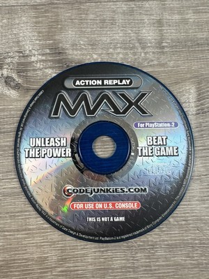Action Replay Max Playstation PS2 Disc Only Beat the Game Cheat Codes ...