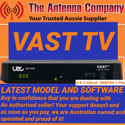 VAST Decoder Satellite Receiver Altech 2023 UEC DSD 5000 RV now ...