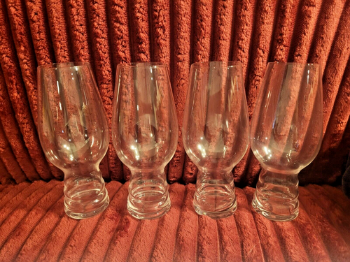 Set of 4 IPA Beer Glasses - Iconic IPA glass design with ridge base. | eBay