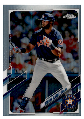 2021 Topps Chrome #141 Yordan Alvarez Refractor Houston Astros | eBay