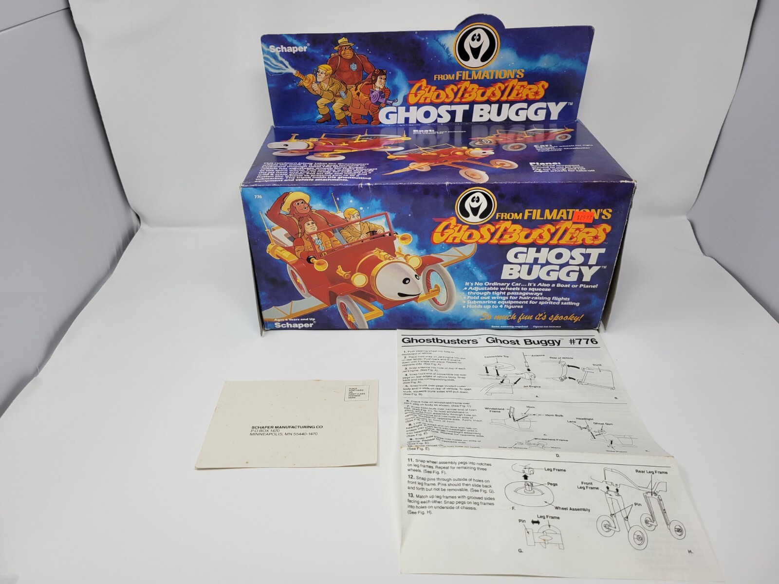 Filmation's 1986 Ghostbusters Ghost Buggy Box And Instructions ...