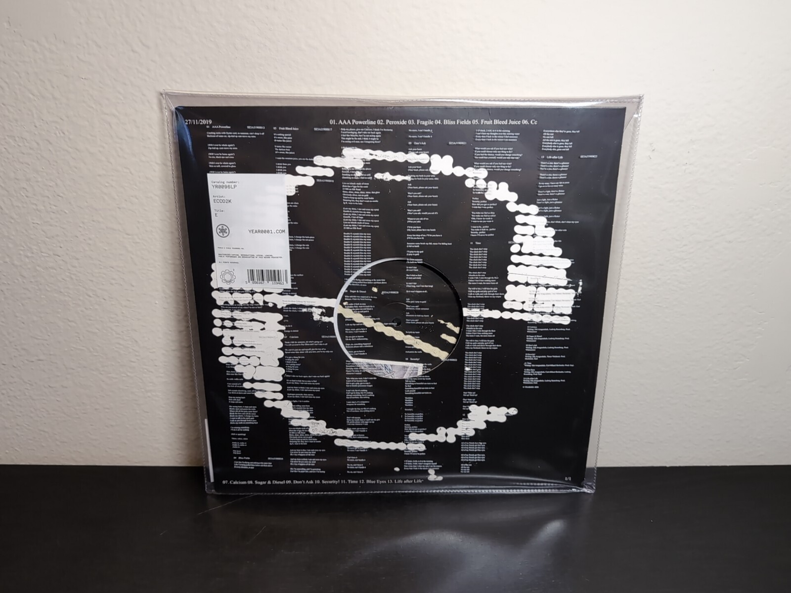 Ecco2k - E LP 1st Press Vinyl 180g Limited Edition /3 000 Ships Now for ...