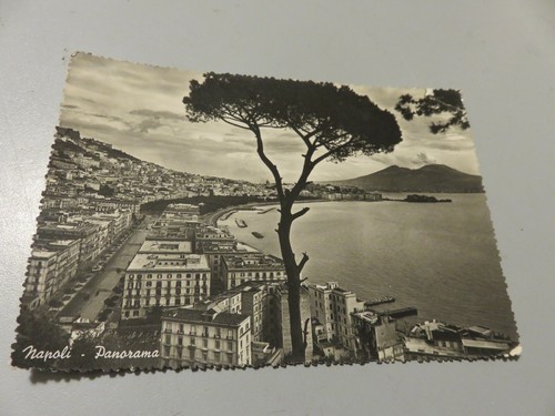 CP Card Vintage Napoli Panorama Shipped 1953 | eBay