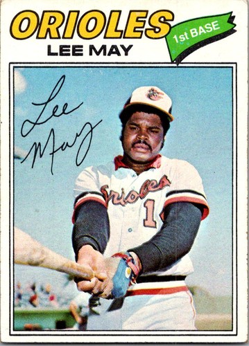1977 Topps Lee May #380 - Baltimore Orioles | eBay