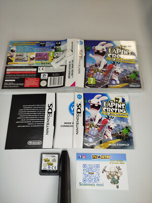 2295 JEU NINTENDO DS * THE LAPINS CRETINS LA GROSSE AVENTURE * VERSION ...