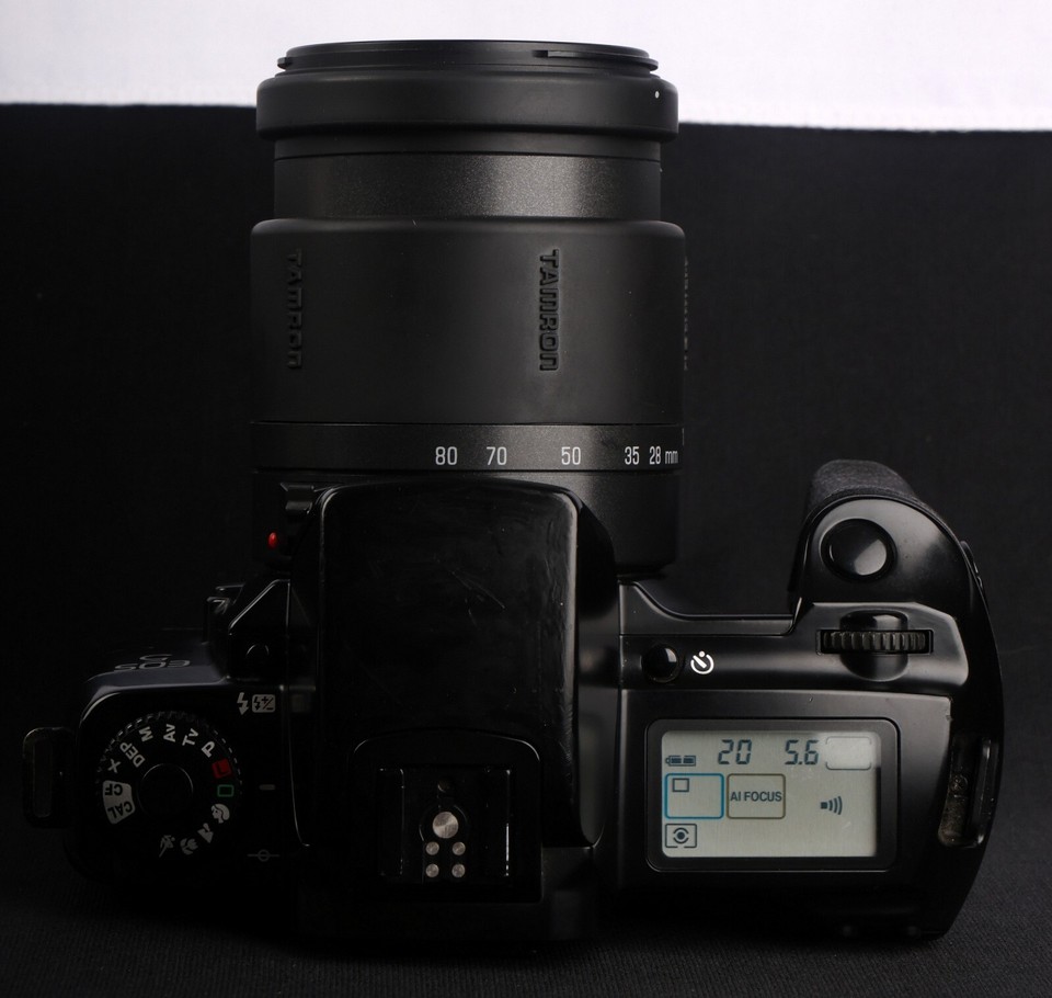 Canon EOS 5QD AF 35mm Film SLR c/w Tamron AF 28-80/3.5-5.6 Zoom Lens ...