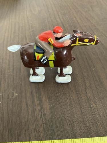 Vintage Louis Marx Race Horse Ramp Walker With Jockey Plastic Toy ...