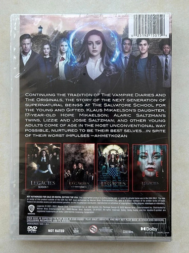 LEGACIES Seasons 1-4 the Complete Series 1 2 3 4 (DVD 13-Disc Set ...