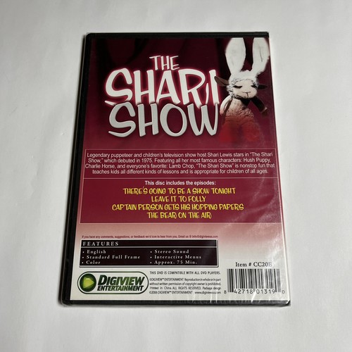The Shari Show Lamb Chop and Shari Lewis New Sealed DVD Thin Case Puppeteer | eBay