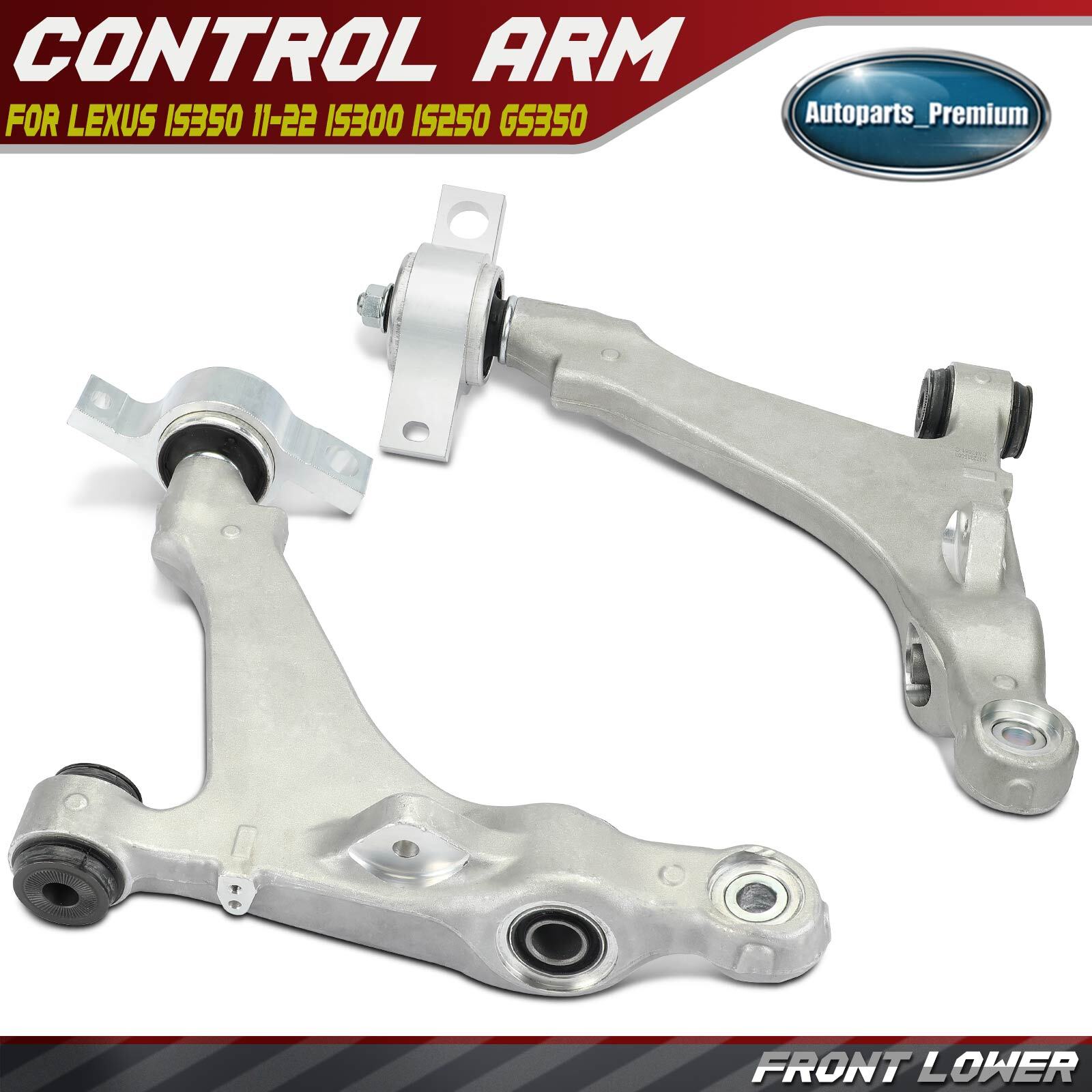 2Pcs Front Lower Suspension Control Arm for Lexus IS350 11-22 IS300 ...