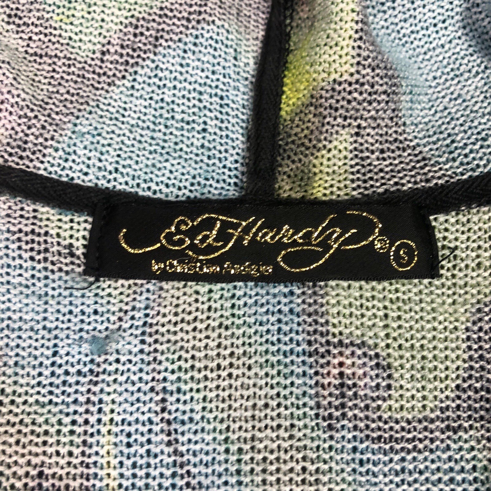 Vintage 2000s Ed Hardy Mermaid All Over Print Sweatsh… - Gem