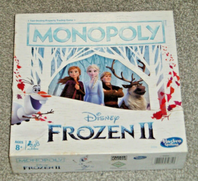 DISNEY FROZEN II EDITION - MONOPOLY BOARD GAME - BOXED – 99% COMPLETE ...