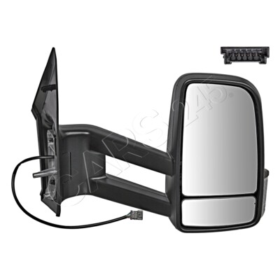Right Mirror System FEBI Fits 0008107619 101115 | eBay UK