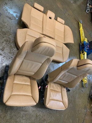 2008-2010 BMW E60 E61 Leather Comfort Sport Seats 550i 535i 528i SET ...